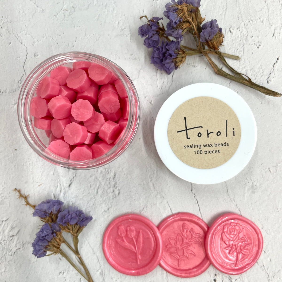 Wax Beads / Pearl Red 100Pieces – toroli