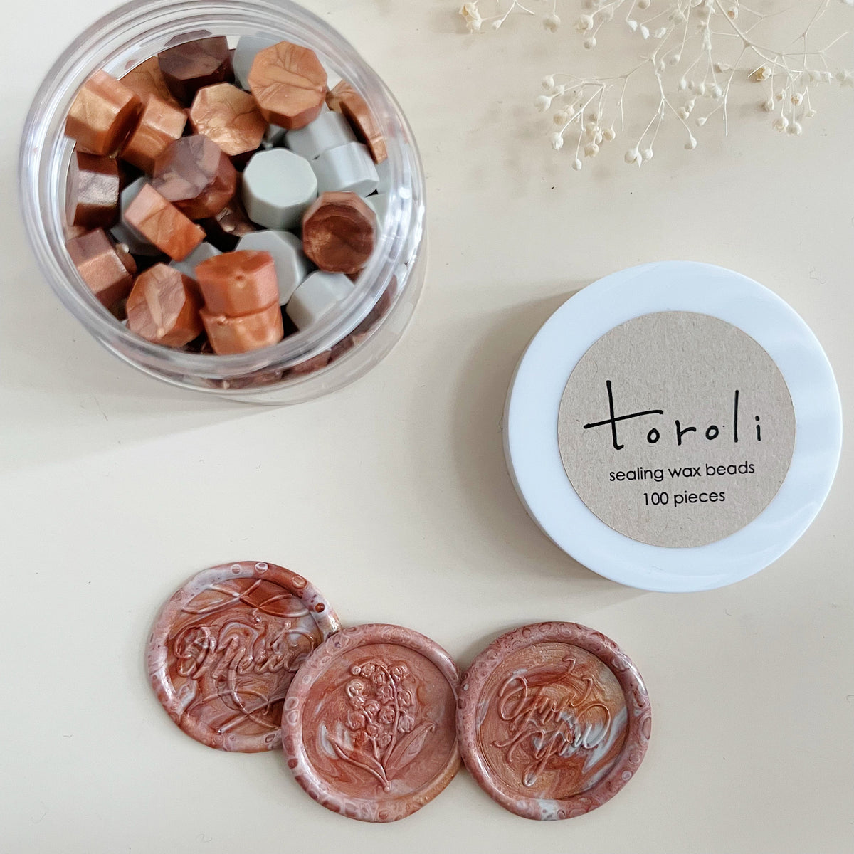 Wax Beads / Mix_04(ラテ) – toroli